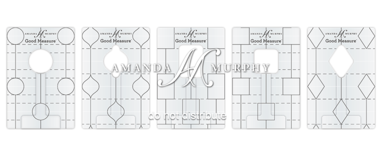 Lollipop Block Rose/Gold Panel Bundle with Mini Lollipop Rulers ...