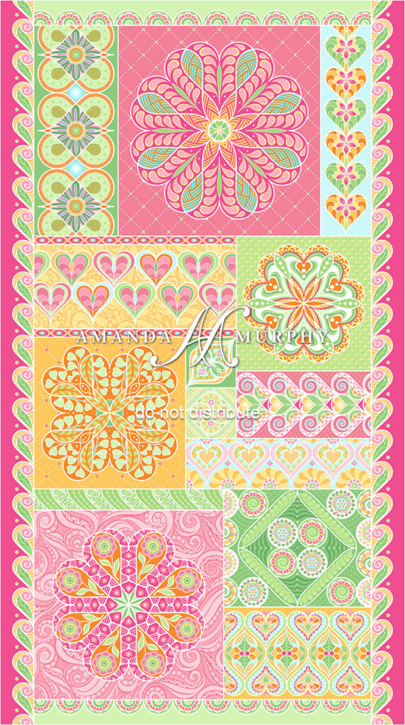 Heart Ruler Panel Rose - Amanda's blog