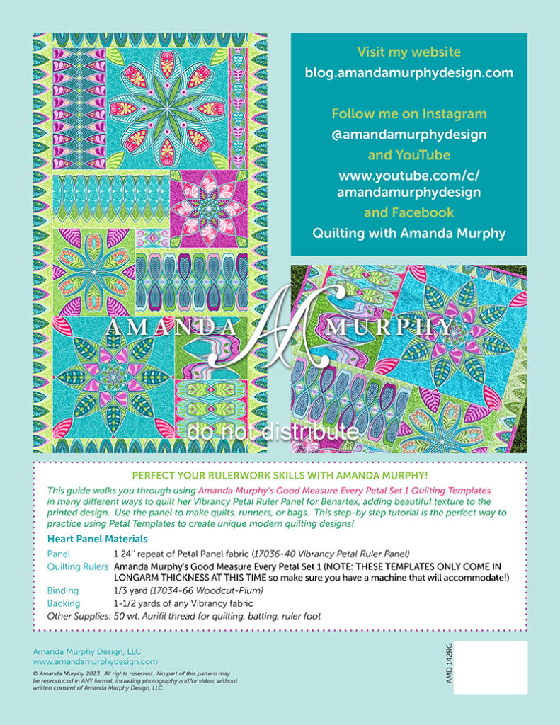 Petal Panel Guide (Printed) - Amanda's blog